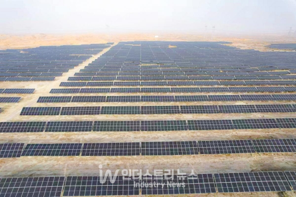 트리나솔라, 중국 북서부 사막 30MW 태양광 프로젝트 완료